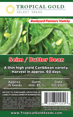 SEIM / BUTTER BEAN – Tropical Gold Seeds